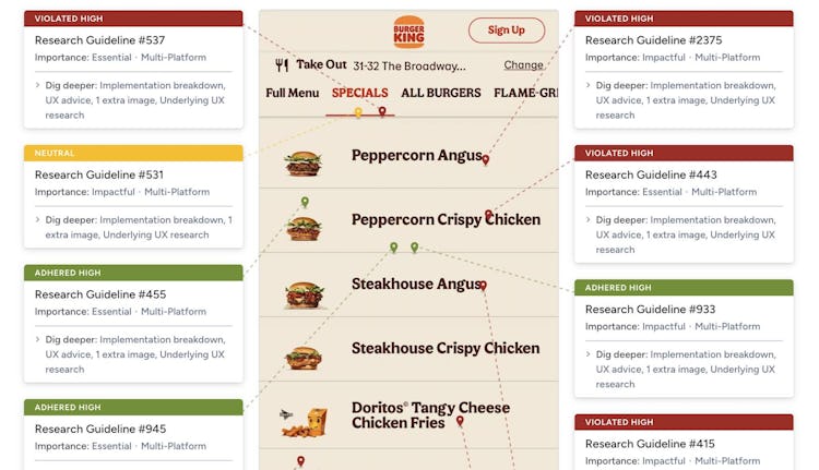 Food Delivery & Takeout UX Benchmark 2024 – Baymard