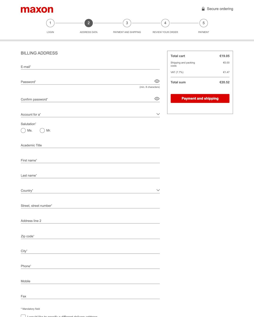Checkout Optimization Minimize Form Fields Baymard