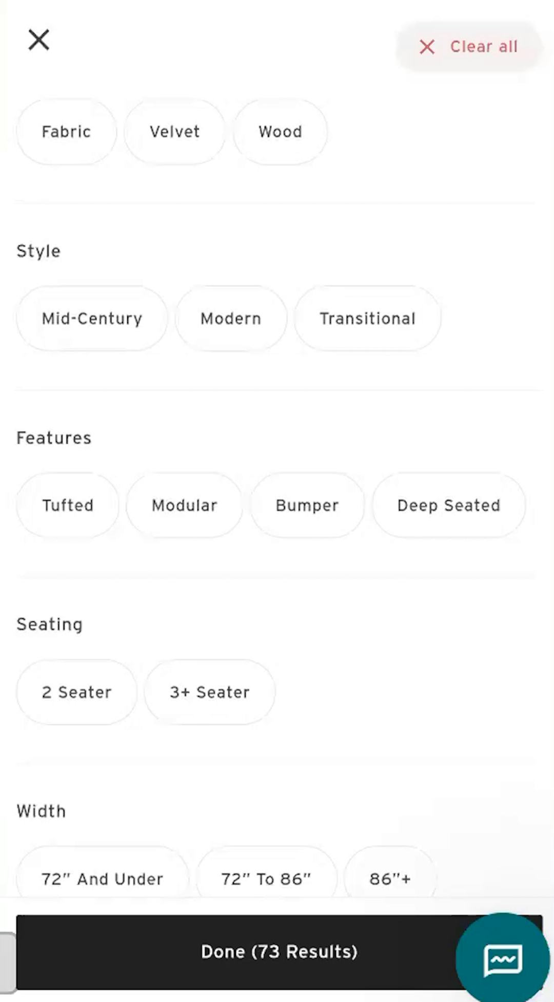Filtering UX: “Visual” Filters – Baymard Institute