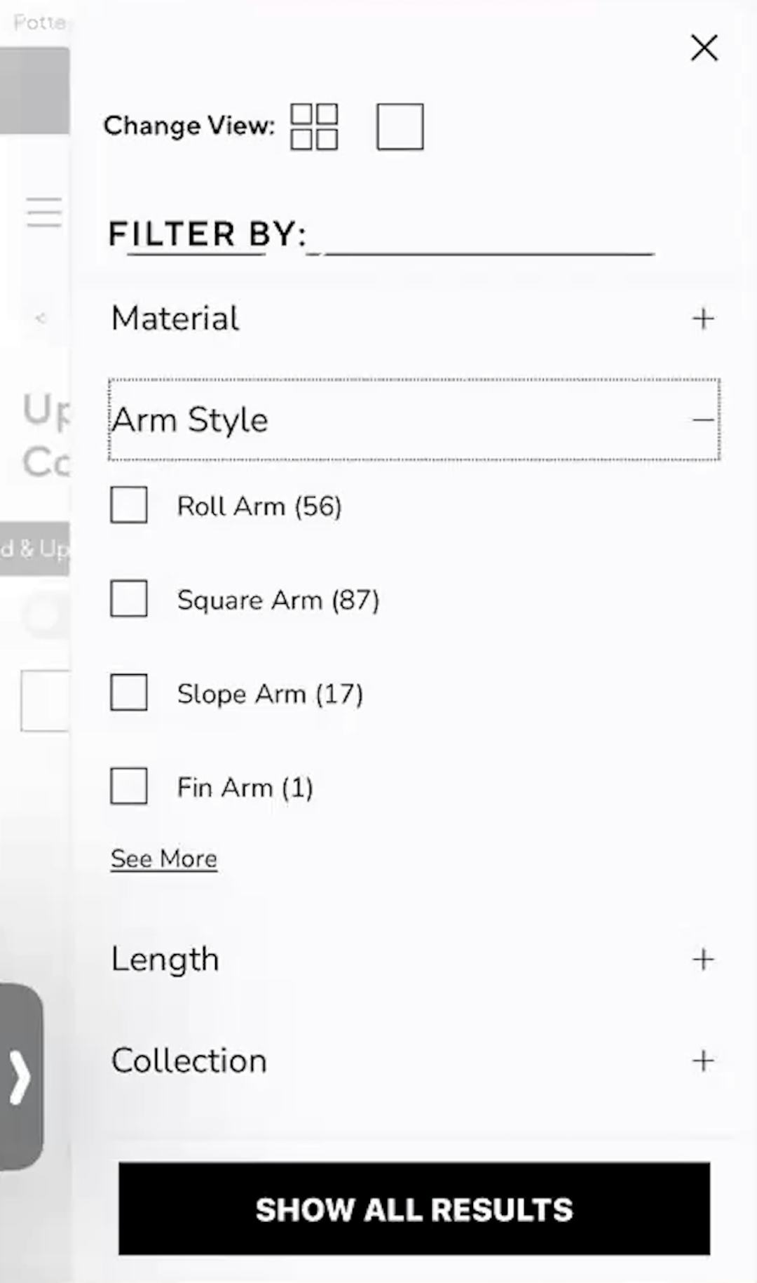 Filtering UX: “Visual” Filters – Baymard Institute