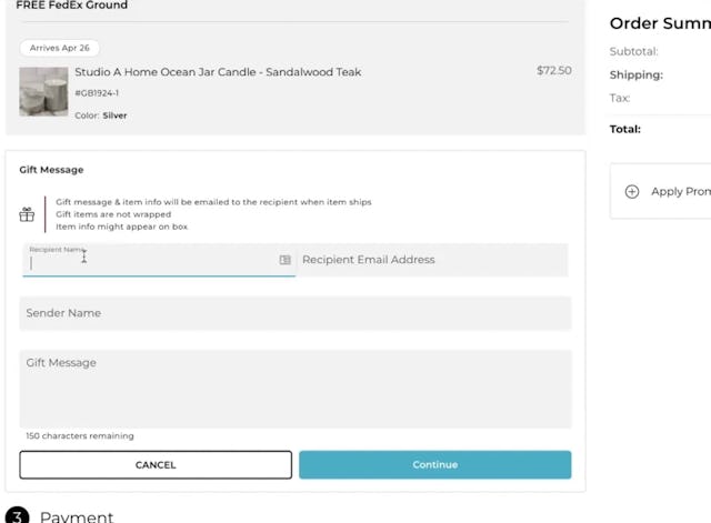4 Gifting UX Best Practices For E-commerce – Baymard