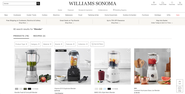 Be Careful with Horizontal Filtering Toolbars – Baymard