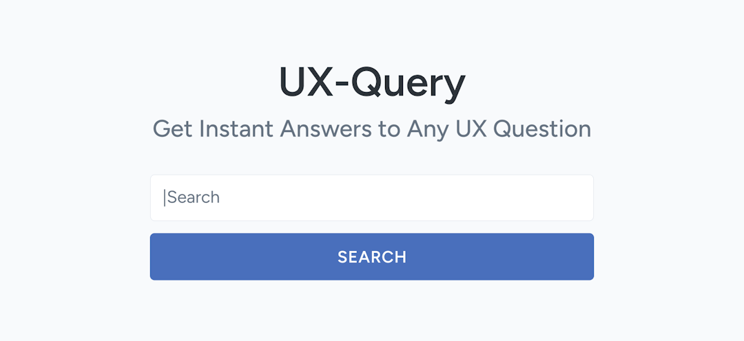 UX-Query - Get Answers To Any UX Question – Baymard