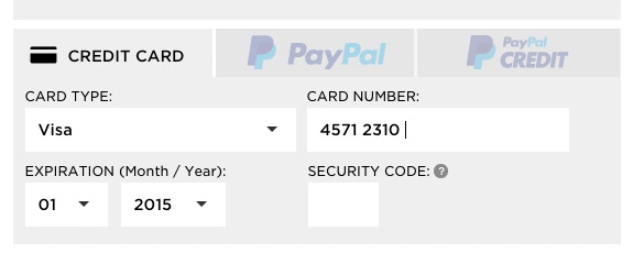 The ‘Credit Card Number’ Field Must Allow and Auto-Format Spaces (80% ...