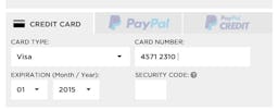 The ‘Credit Card Number’ Field Must Allow and Auto-Format Spaces (80% ...