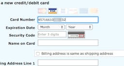 The ‘Credit Card Number’ Field Must Allow and Auto-Format Spaces (80% ...