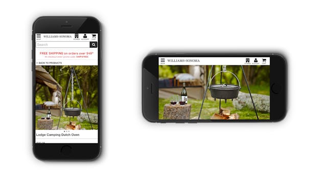Mobile Web: Scale Product Images Proportionally in Mobile Landscape ...