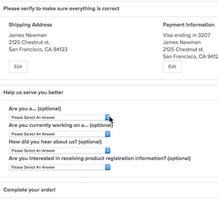 Drop Down Usability When You Should And Shouldnt Use Them Articles Baymard Institute