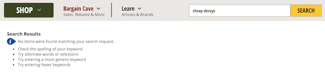 Search Ux 6 Essential Elements For No Results Pages Articles