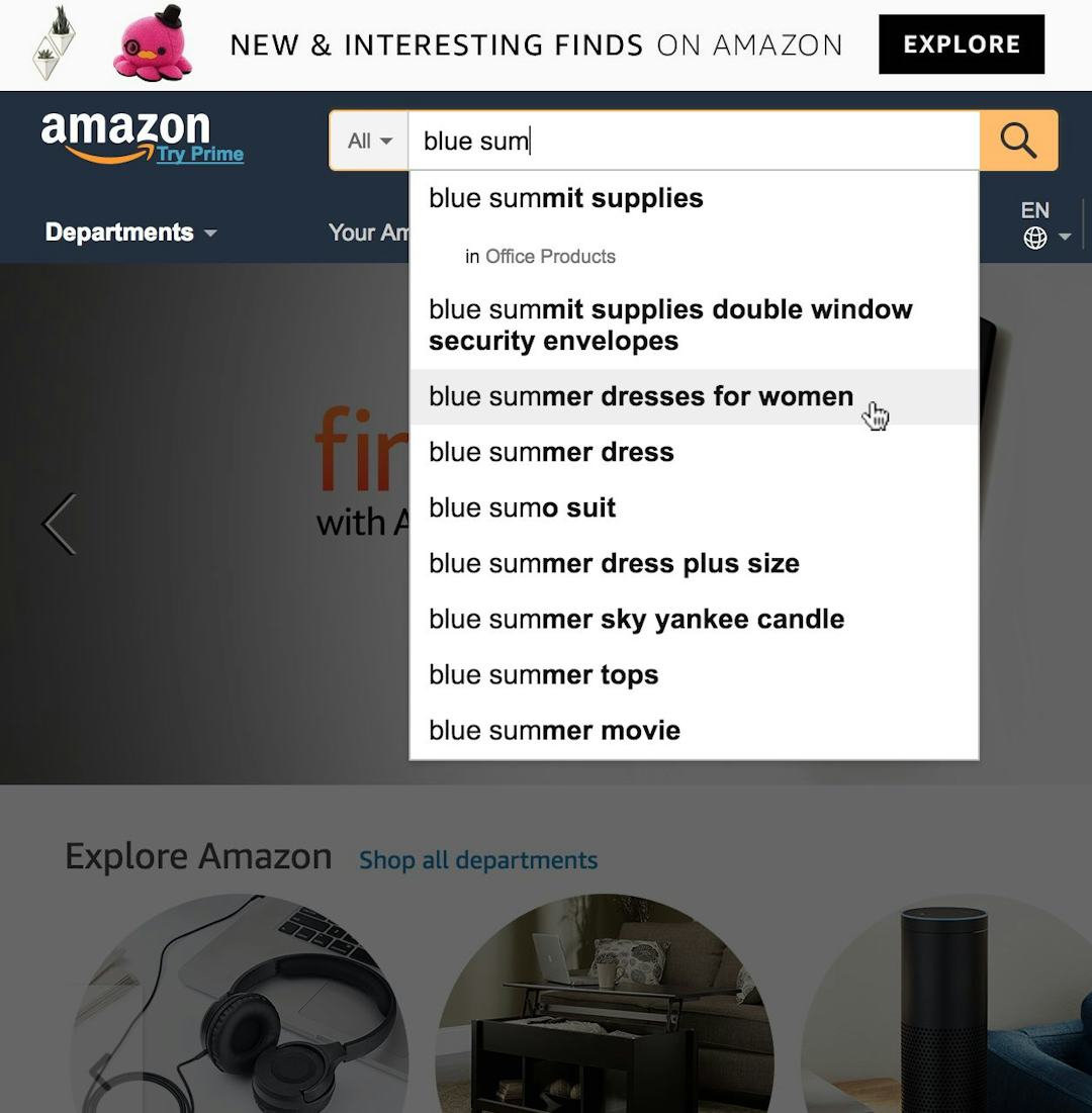 9 UX Best Practice Design Patterns for Autocomplete Suggestions (Only ...