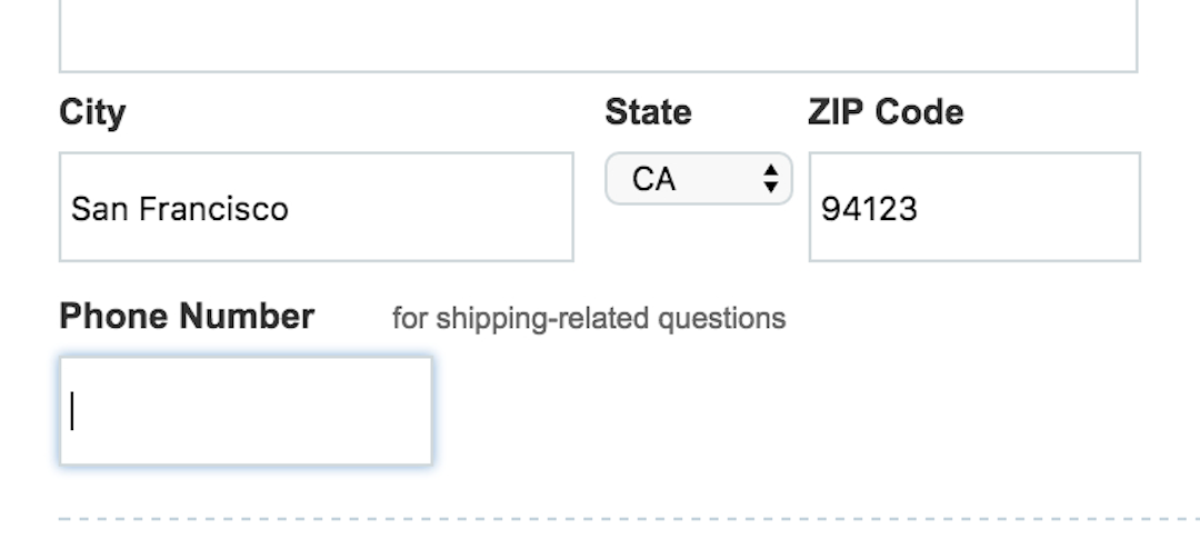 Phone Number UX: Always Explain Why the ‘Phone Field’ Is Required ...