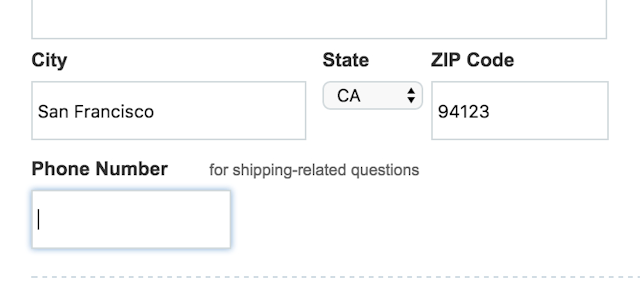 Phone Number Field UX – Baymard Institute