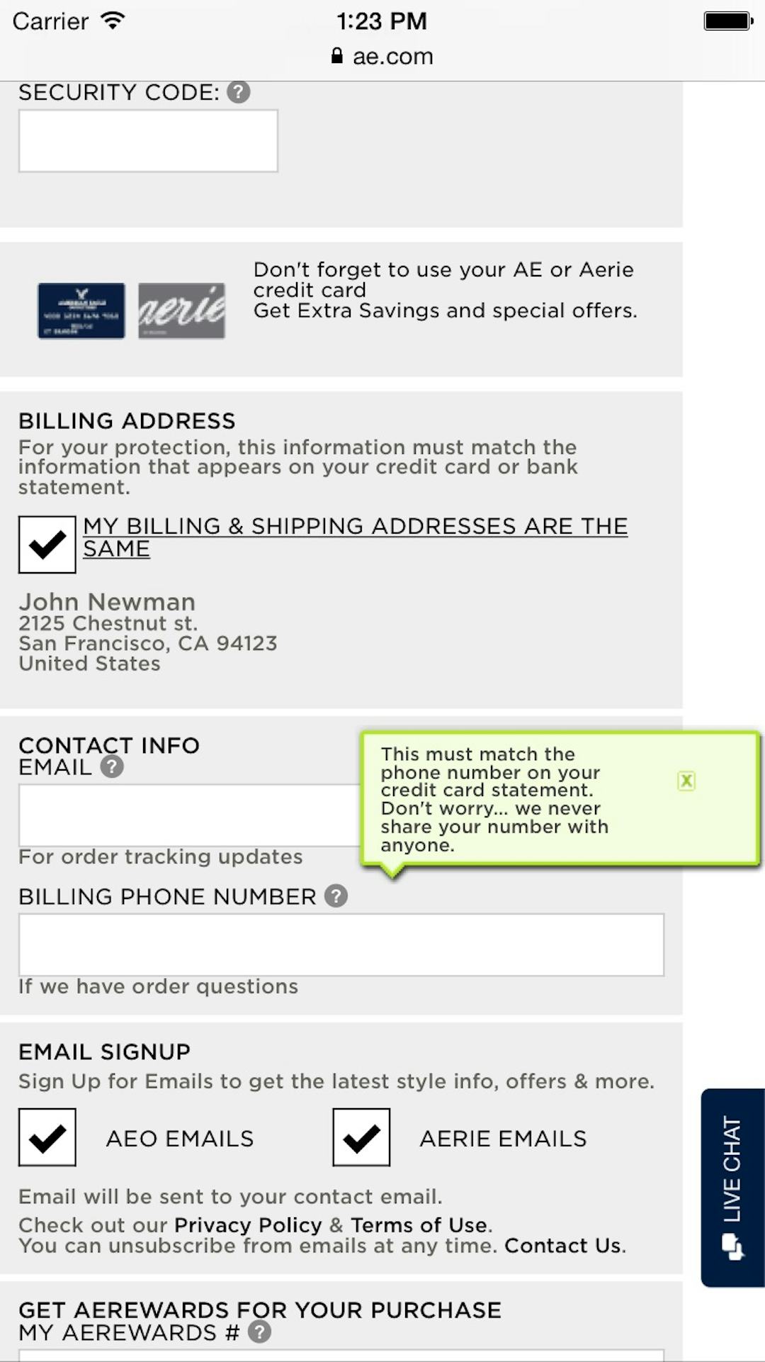 Phone Number UX: Always Explain Why the ‘Phone Field’ Is Required ...