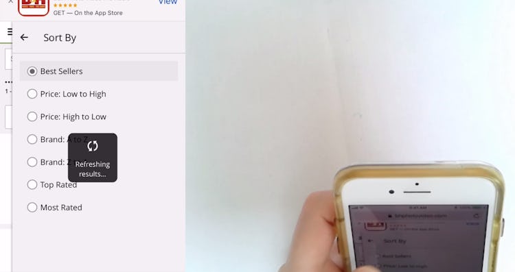 Allow Sorting by “Price”, “User Rating”, “Best-Selling”, and “Newest ...