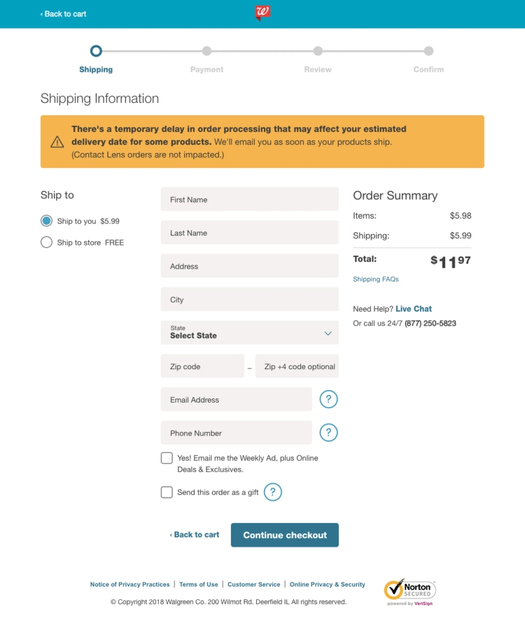 Checkout Optimization: 5 Ways to Minimize Form Fields in Checkout ...