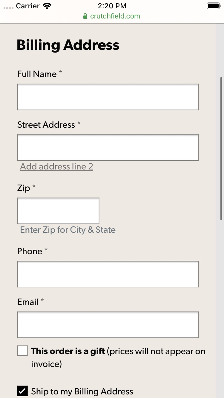 8 Recommendations for Creating Effective Input Fields – Baymard