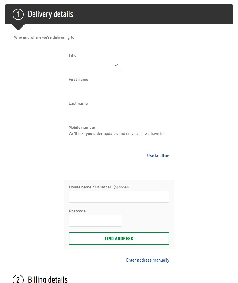 Form Design: 6 Best Practices for Better E-Commerce UI – Baymard