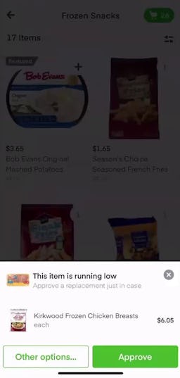 Online Grocery UX: 3 Ways to Make Setting Grocery Substitution ...