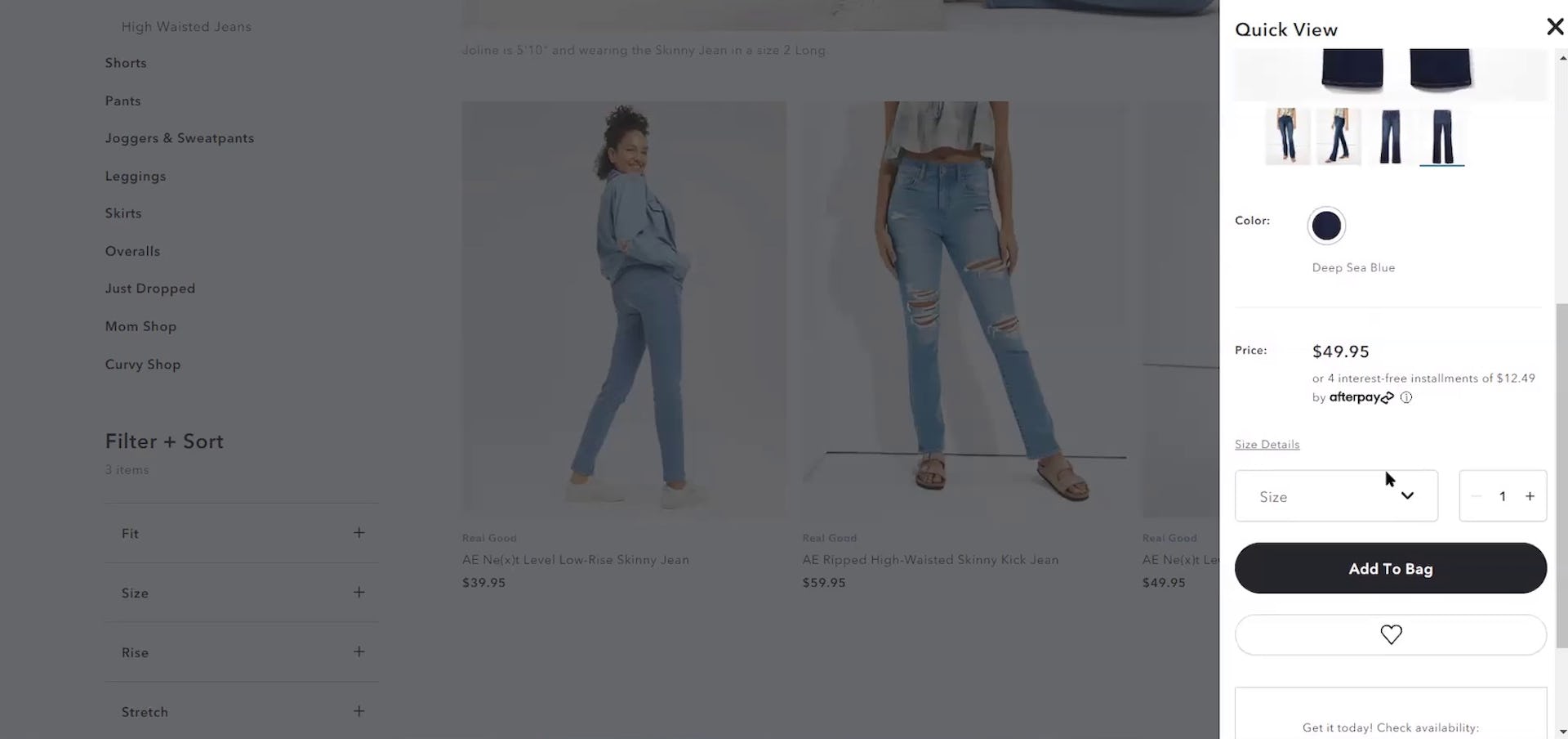 Provide “Quick Views” for Visually Driven Products (50% Don’t ...
