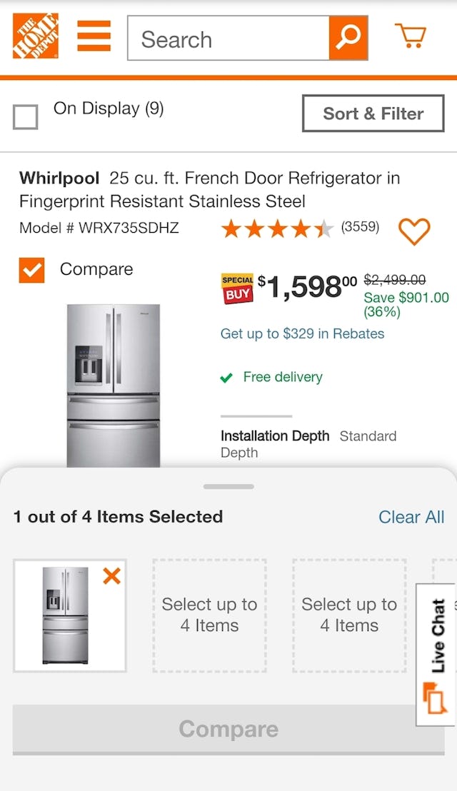 Product Comparison UX: Always Provide Comparison Features for Spec ...
