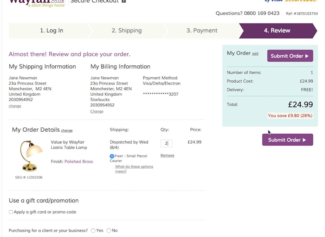 Use Buttons or Buttons Plus an Open Text Field for Updating Cart Quantity (61% Don’t) – Baymard