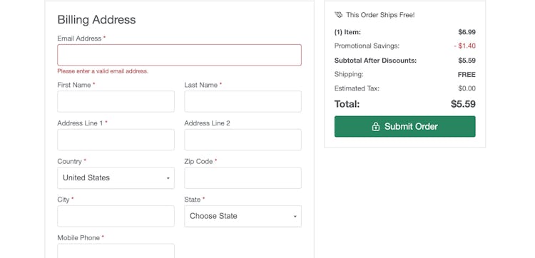 Use Shipping Address As Billing Address Baymard
