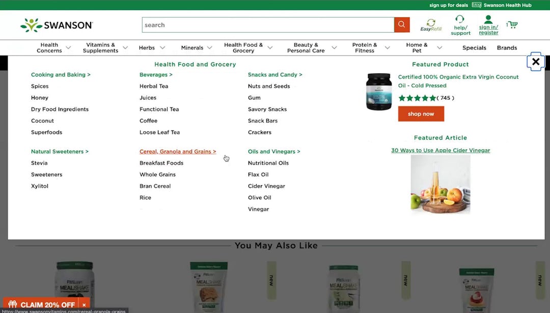 Provide a Hover Delay of 300–500 MS for Hover-Based Drop-Down Menus (60% Don’t) – Baymard