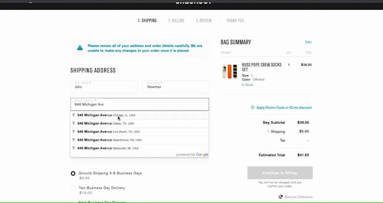 Provide a “Fully Automatic Address Lookup” Feature (55% Don’t ...