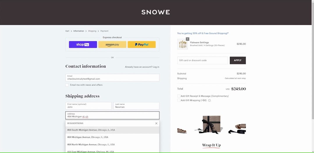 Provide a “Fully Automatic Address Lookup” Feature (55% Don’t ...