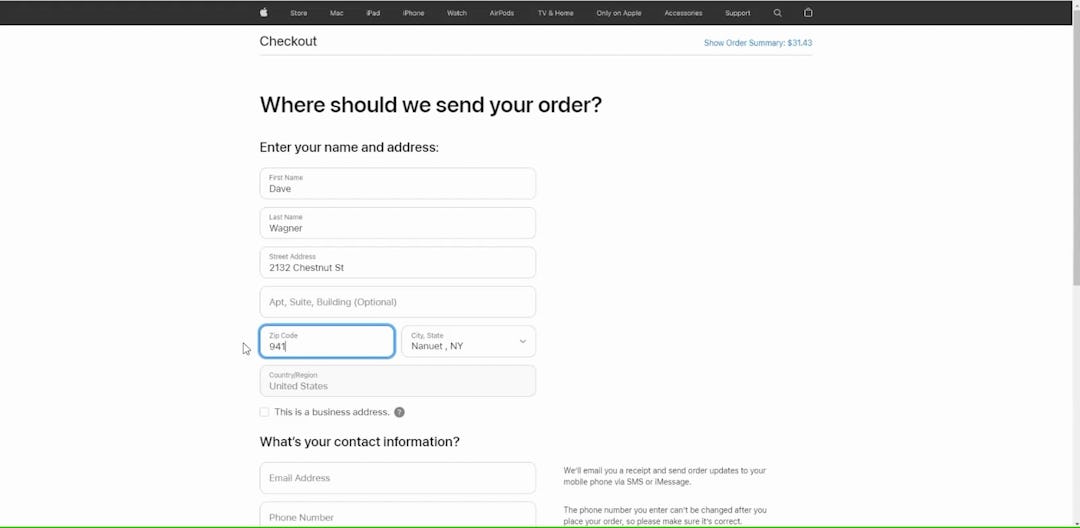 Checkout Usability: Autodetect “City” and “State” Inputs Based on the ...