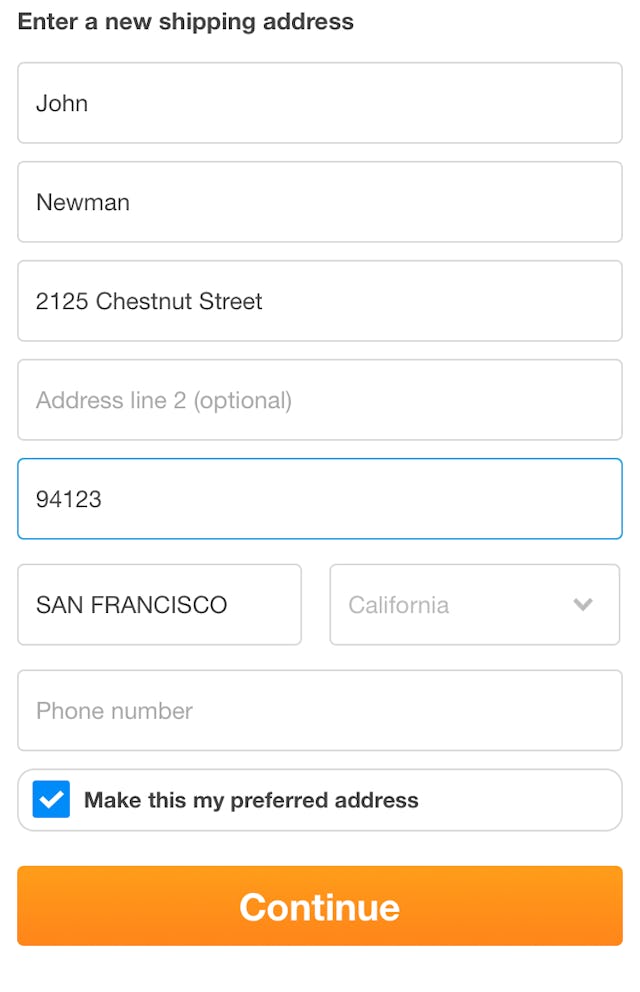 Checkout Usability: Autodetect “City” and “State” Inputs Based on the ...