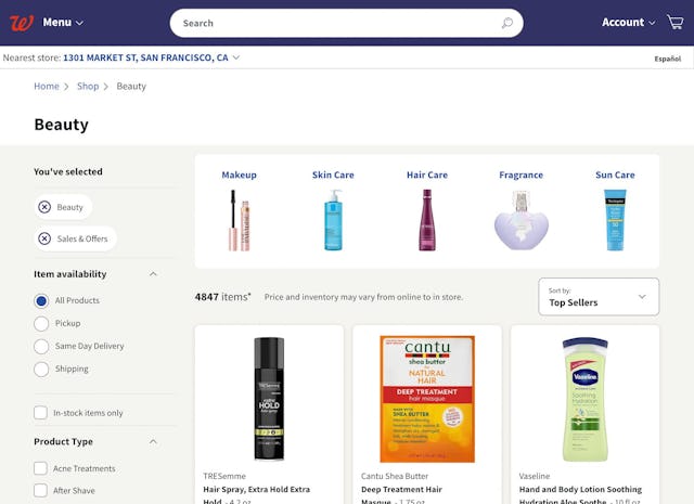 The Current State of Homepage and Category Navigation UX (12 Common ...
