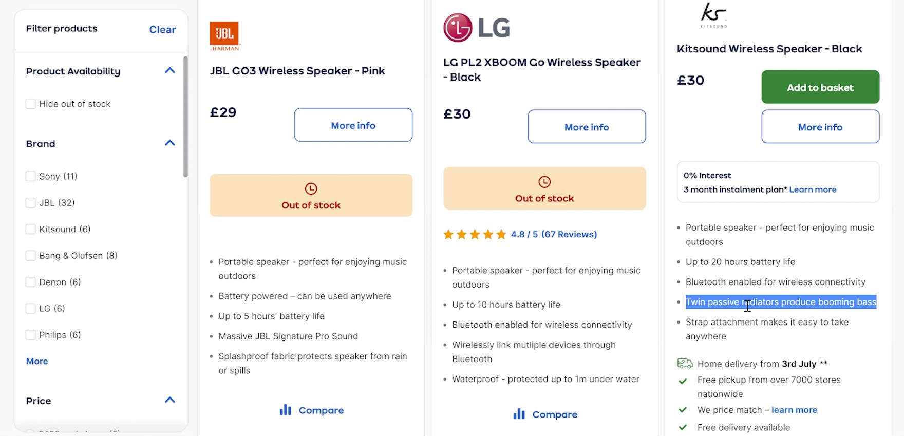 2 Key Design Principles for Product Listing Information (64% Get at ...