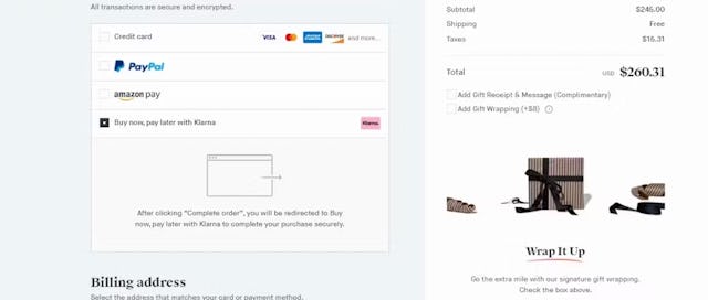 Payment Method UX: Designing Payment Selection – Baymard