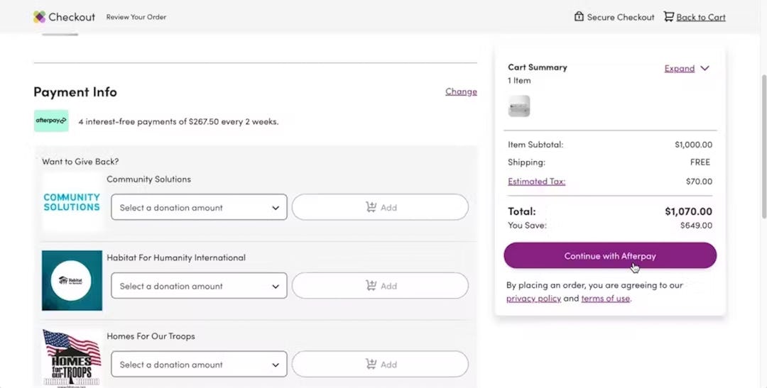Payment Method UX: Designing Payment Selection – Articles – Baymard ...