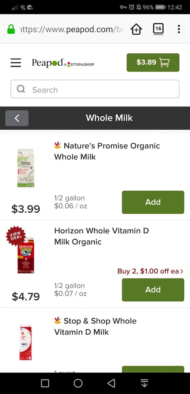 Grocery UX: Dynamically Update the “Add to Cart” Button to a Quantity ...