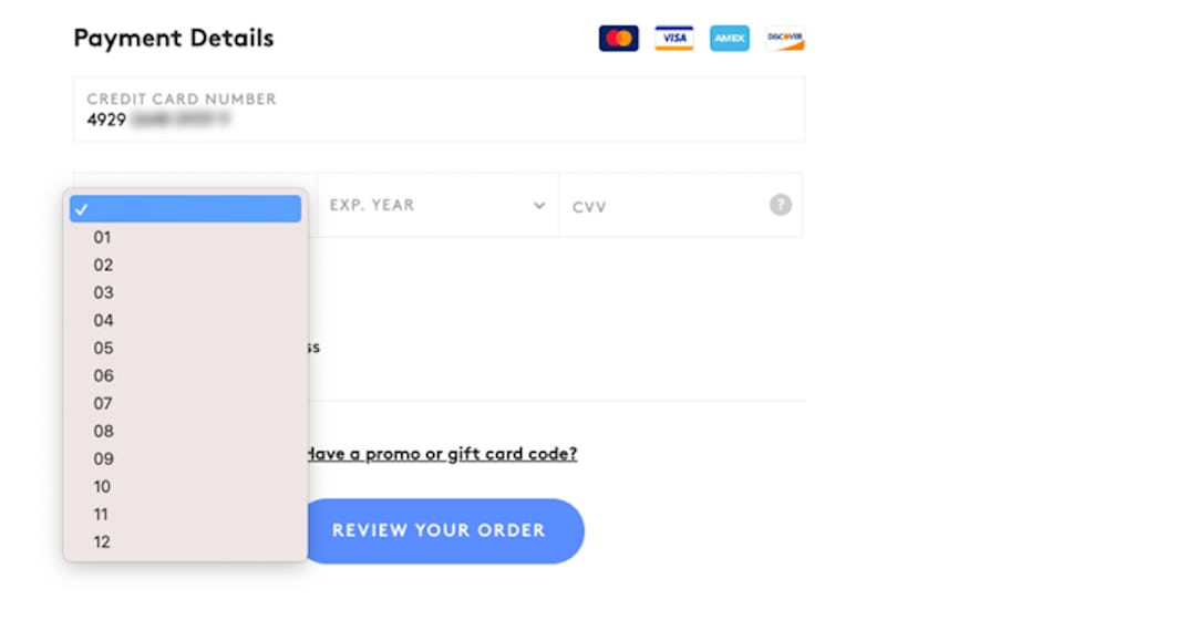 Format the “Expiration Date” Fields Exactly the Same as the Physical ...