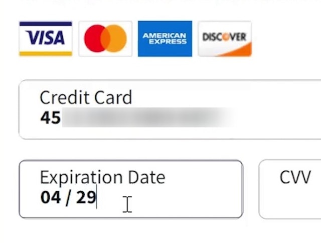 The ‘Credit Card Number’ Field Must Allow and Auto-Format Spaces (80% ...