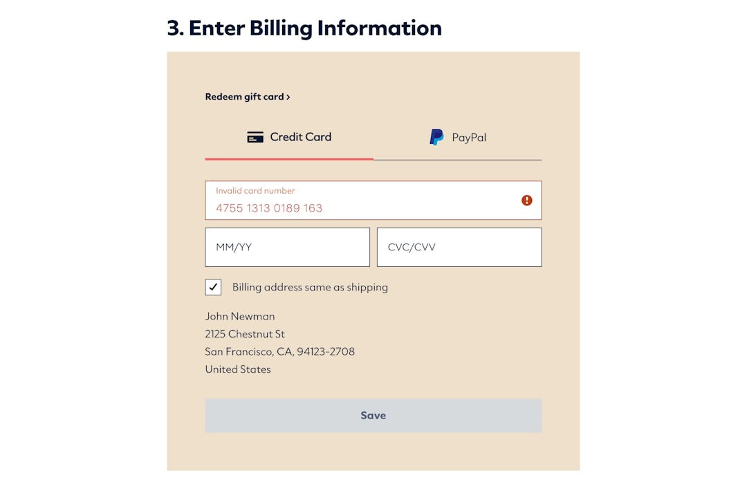 Improve Validation Errors With Adaptive Messages 98 Dont Articles Baymard Institute