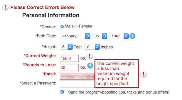 How to Improve Validation Errors – Baymard Institute