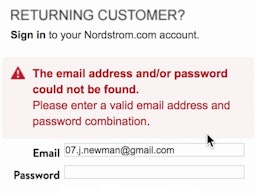 Form Usability: Validations vs Warnings – Articles – Baymard Institute