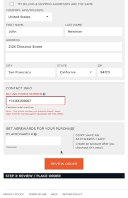 Usability Testing of Inline Form Validation – Baymard