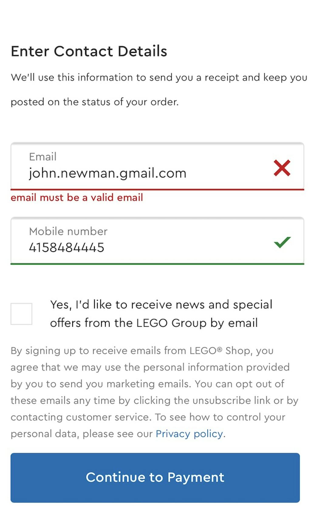 Usability Testing of Inline Form Validation – Baymard