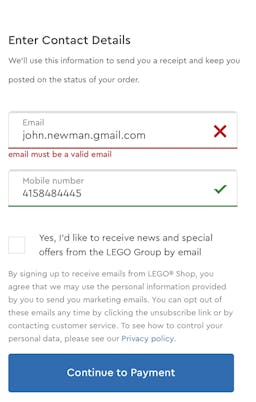 Usability Testing of Inline Form Validation – Baymard
