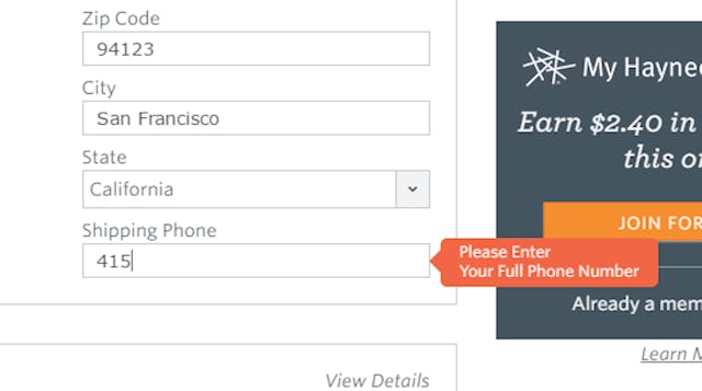 Usability Testing Of Inline Form Validation 31 Dont Have It 4 Get It Wrong Articles