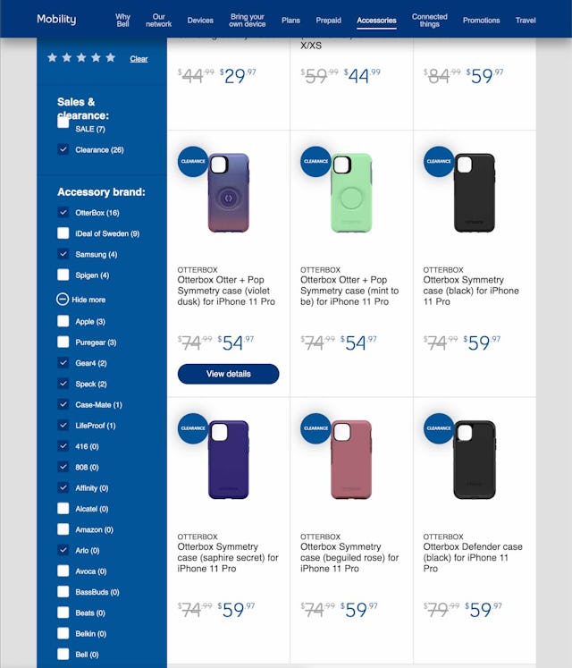 Filtering UX: Combining Filter Options – Baymard