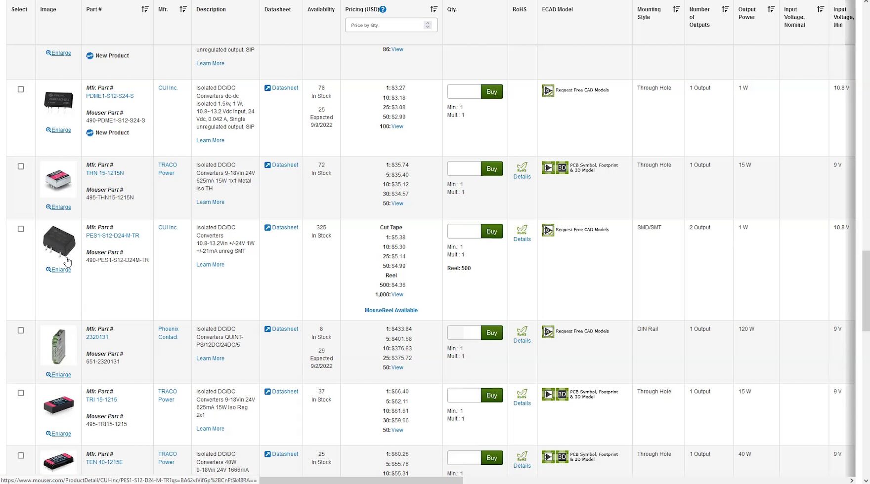 B2B Electronics: Use “Product Tables” to Display Product Listings on ...