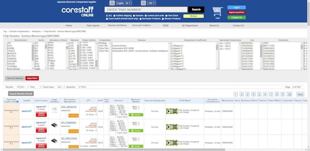 B2B Electronics: Always Allow Users to Search Long Lists of Filter ...